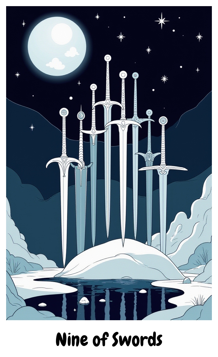 Nine of Swords | Tarot Card Meanings | YouTarot