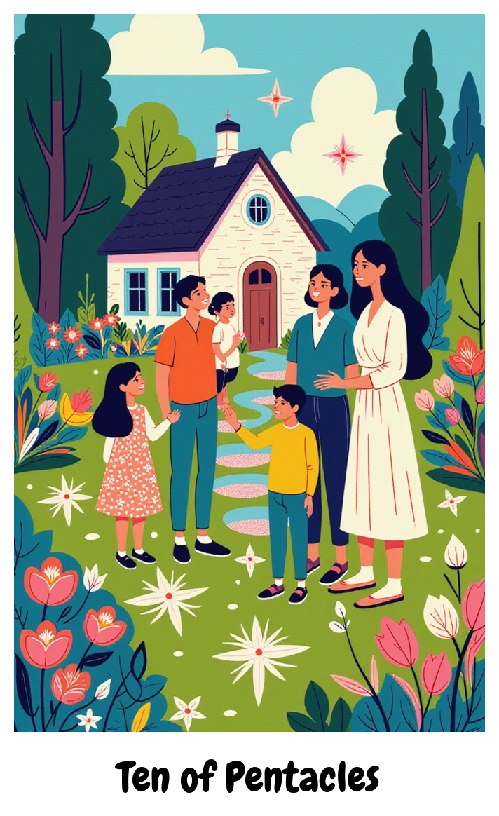 Ten of Pentacles Tarot Meaning: Generational Wealth
