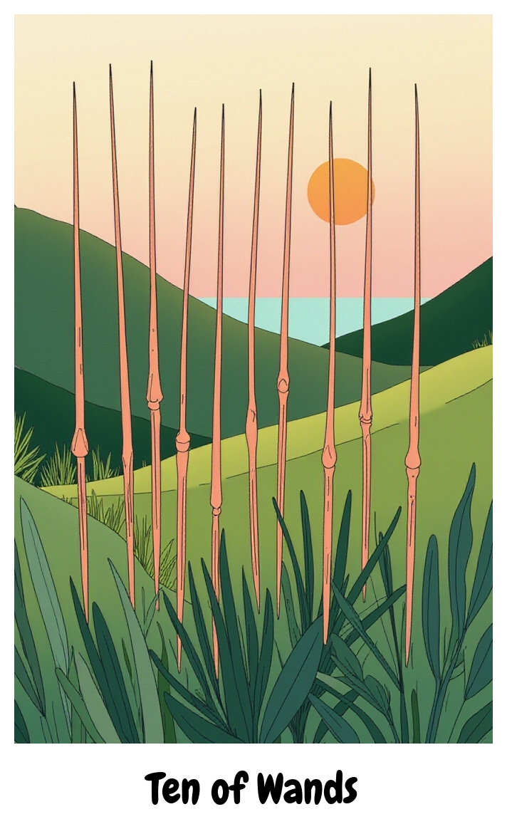 Ten of Wands | Tarot Card Meanings | YouTarot